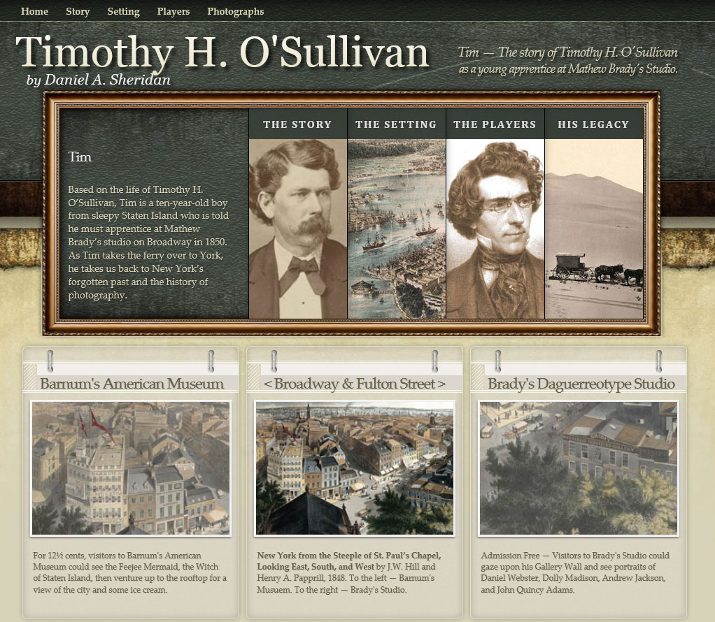 Tim — Timothy H. O’Sullivan – Tim Journal